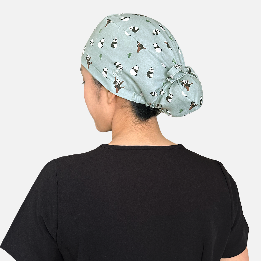 Bun Scrub Cap: Panda-monium – Capy