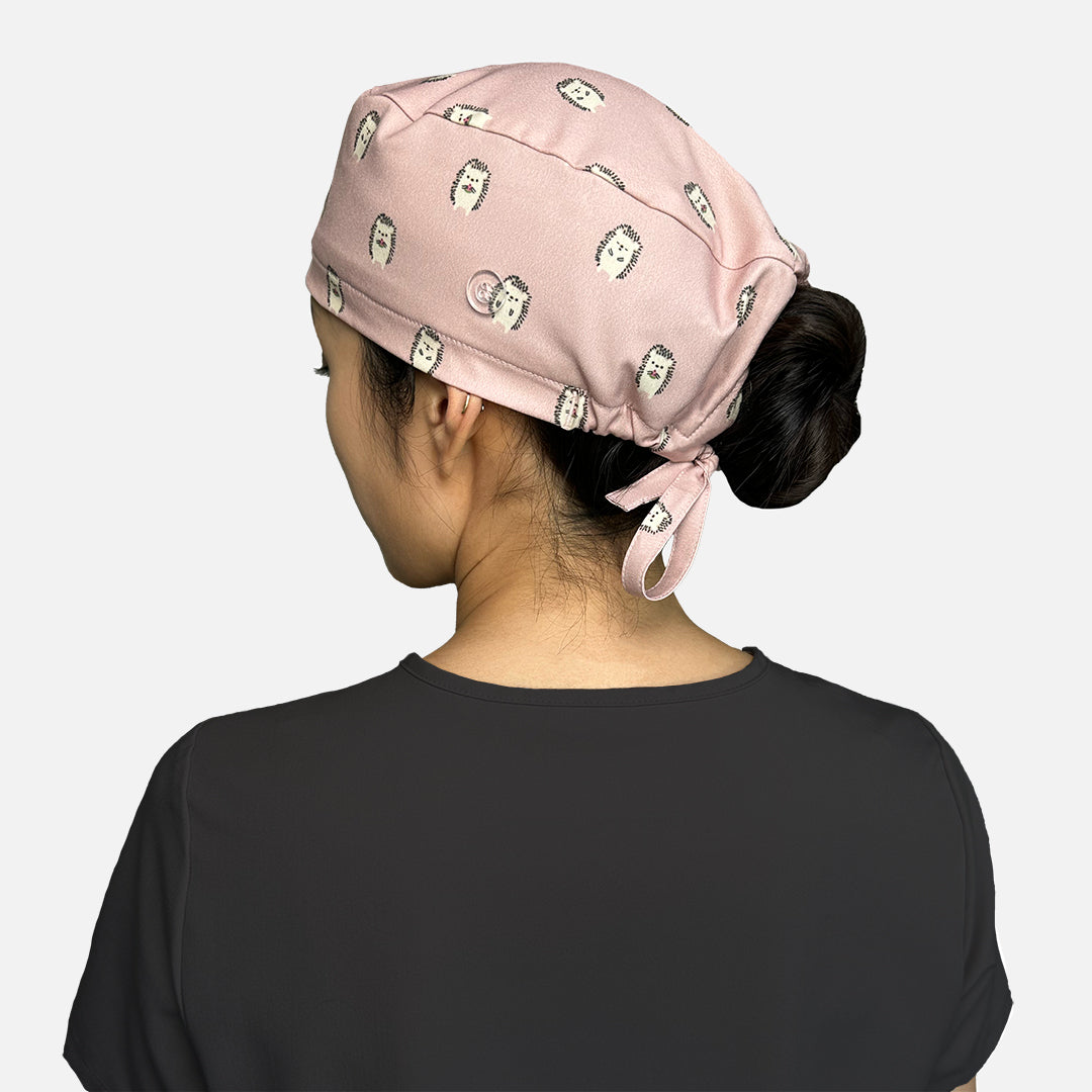 Capy Classic Scrub Cap in Hedgehog Happenings