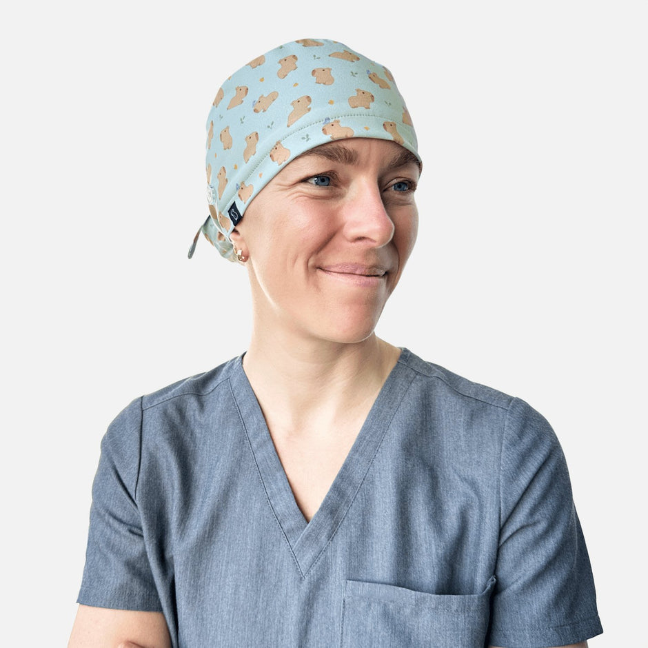 The Bun Scrub Cap: the modern scrub cap for long hair – Capy
