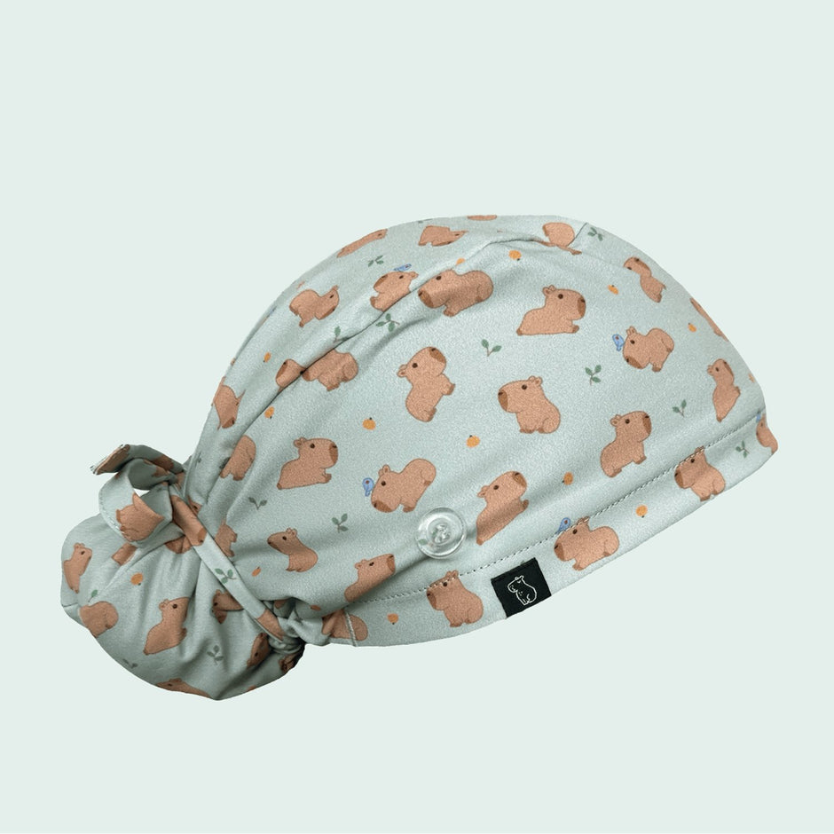 The Bun Scrub Cap: the modern scrub cap for long hair – Capy